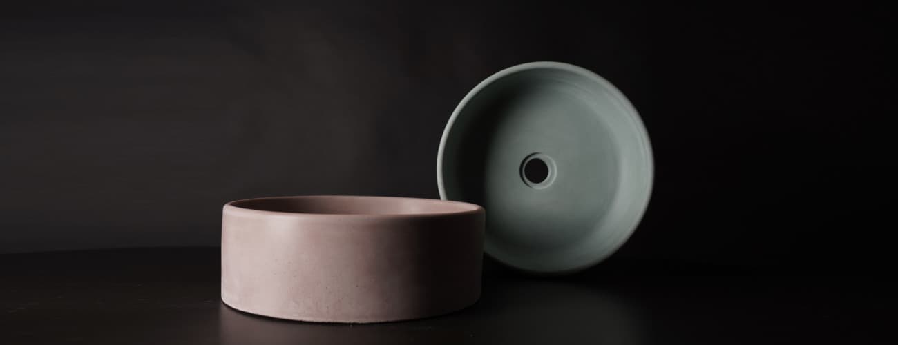Micro concrete basins / kitchen and bathroom sinks - Matières Marius ...