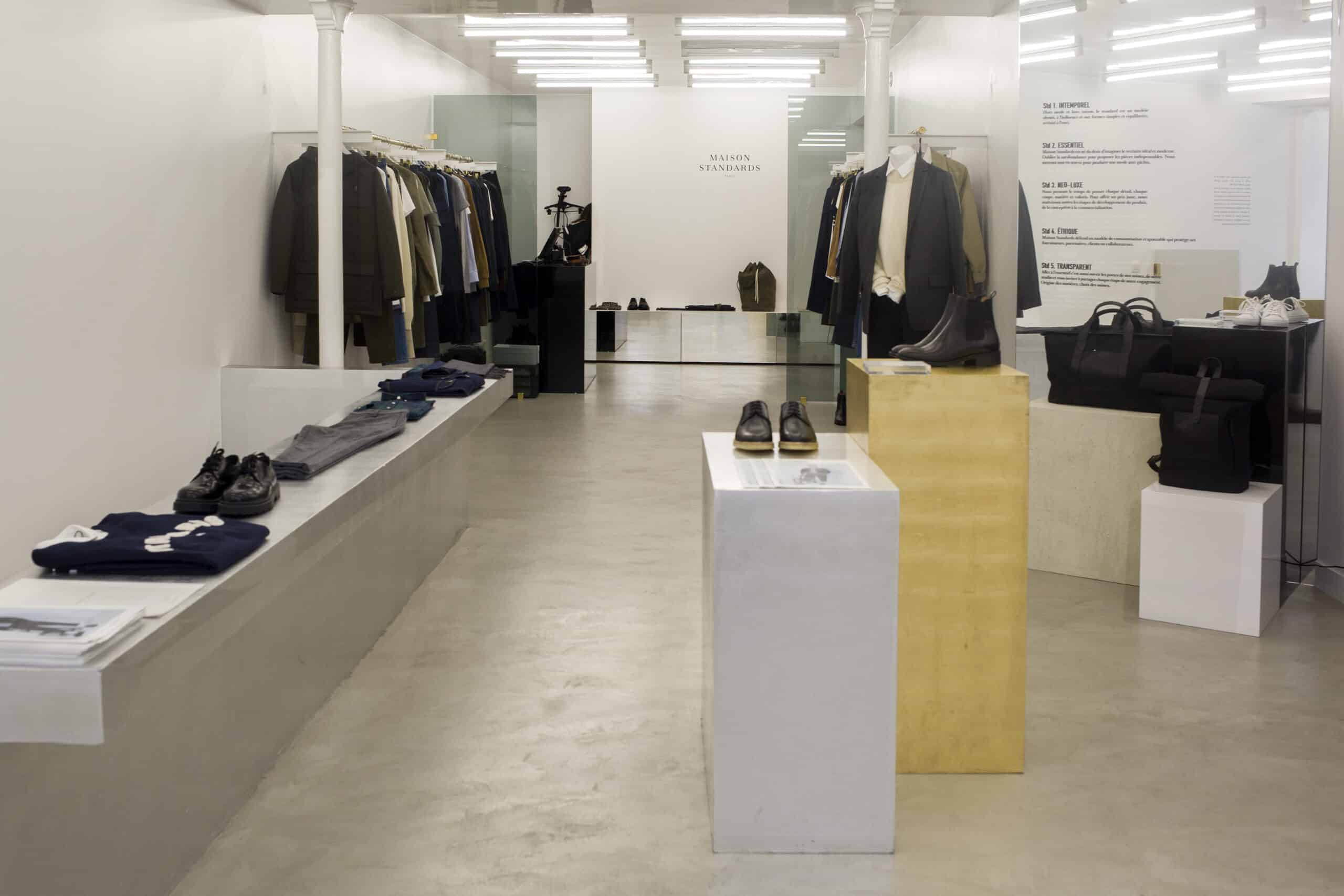 Boutiques & magasins en béton ciré