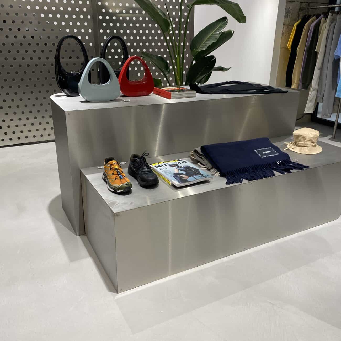 Boutiques & magasins en béton ciré - Matières Marius Aurenti